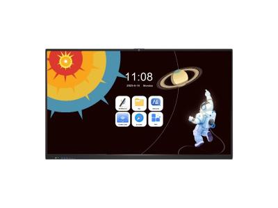 China Qtenboard 75 Inch Interactive Digital Whiteboard with 4K Resolution and 40-50 Touch Points Smart Board for Office for sale