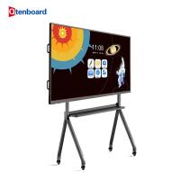 China 86 Inch Interactive Smart Board with 4K Resolution and 40-50 Touch Points for Meetings and Education for sale