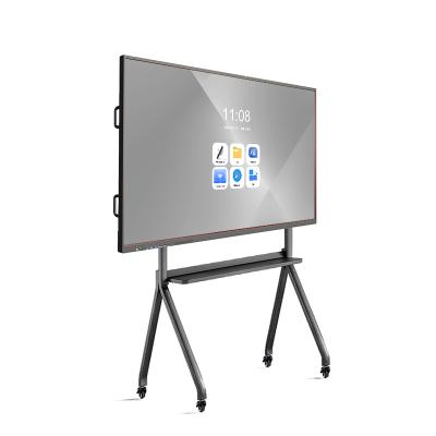 China Qtenboard 65 Inch Interactive Smart Board with 4K Resolution 40-50 Touch Points and Android 14.0 + Windows OS for Education and Conference for sale