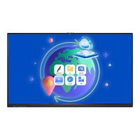 China 65/75/86 Inch Interactive Smart Whiteboard with 4K Resolution 40-50 Touch Points and Android 14.0 OS for Meetings for sale