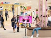 China Qtenboard 21.5 inch Portable Tablet TV with Google GMS EDLA and 60Hz Refresh Rate for Smart Mall Concierge for sale