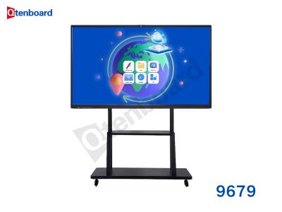 China 4K Resolution Interactive Flat Panel with 40 Touch Points and Android 14.0 OS for Smart Board Collaboration for sale