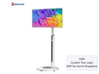 China Custom OEM Portable Smart TV with 10-Point Capacitive Touch 360° Rotatable Stand and 9H Battery Life for Singapore Brands for sale