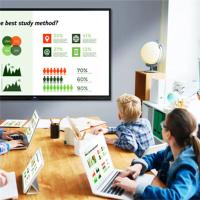 China 55 Inch Interactive Tv Touch Screen Whiteboard Flat Panel White Board Interactive Smart Board for Classroom Price for sale