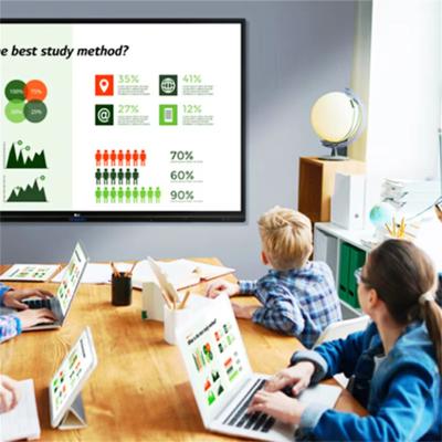 China 55 Inch Interactive Tv Touch Screen Whiteboard Flat Panel White Board Interactive Smart Board for Classroom Price for sale