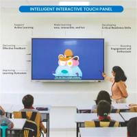 China Qtenboard 86 Inch Interactive Whiteboard Smart Board with 4K Resolution 40-50 Touch Points and Android 14.0 OS for sale