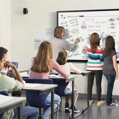 China 65 Inch 4K Resolution Interactive Flat Panel with Infrared Touch for Education and Meetings for sale