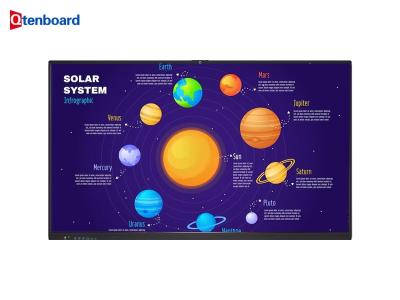China Qtenboard 86 Inch 4K Resolution Interactive Whiteboard with 20-Point Touch for Conference and Education for sale
