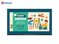 China 55-65 Inch Multi-Touch LCD Interactive Flat Panel with 4mm Tempered Glass for Education and Conference for sale
