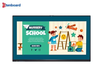 China 55-65 Inch Multi-Touch LCD Interactive Flat Panel with 4mm Tempered Glass for Education and Conference for sale