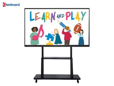 China Qtenboard Interactive Whiteboard with AI Function Android 14.0 Windows Dual System and Built-in DMS Platform for Education for sale