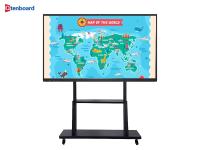China Qtenboard 65 75 Inch 4K HD Smart Interactive Whiteboard with AI Function and Multi-language System for Meetings for sale