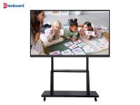 China Qtenboard 55-75 Inch 4K Smart Multi-Touch Screen Interactive Whiteboard with AI Functionality for sale