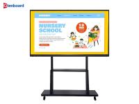 China Qtenboard 65 75 Inch 4K Display Interactive Whiteboard with Android 14.0 and AI Functionality Smart Board for sale