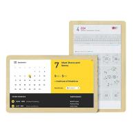 China Qtenboard FHD Smart Calendar Display with Android 11 OS and Wall Mounted Design for Offices and Schools for sale