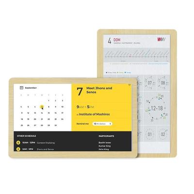 China Qtenboard FHD Smart Calendar Display with Android 11 OS and Wall Mounted Design for Offices and Schools for sale