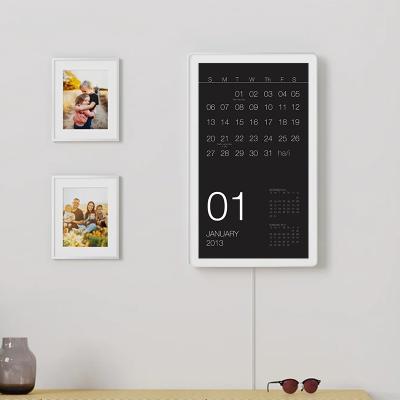 China Qtenboard Full HD Resolution Digital Calendar Display with Android 11 OS and Wall Mounted Design for Offices and Schools for sale