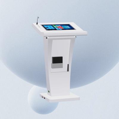 China Qtenboard Digital Podium with Built-In PC Touch Screen and Comprehensive AV Connectivity for Smart Classrooms for sale