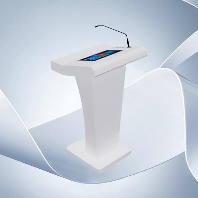 China Qtenboard Digital Podium with Built-In Computer Touch Screen and AV Switching for Smart Classrooms for sale