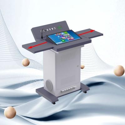 China Qtenboard Digital Podium with Integrated PC Touch Screen and Plug and Play Connectivity for Smart Classrooms for sale