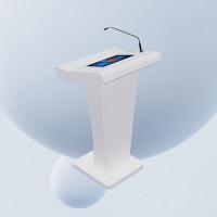 China Qtenboard Digital Podium with Touch Screen Dual Display and Integrated AV System for Smart Classrooms for sale