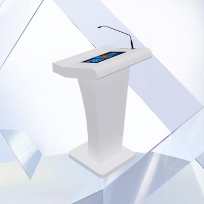 China Qtenboard Touch Screen Digital Podium with Built-In Computer and Classroom Device Control for Smart Campus Deployments for sale