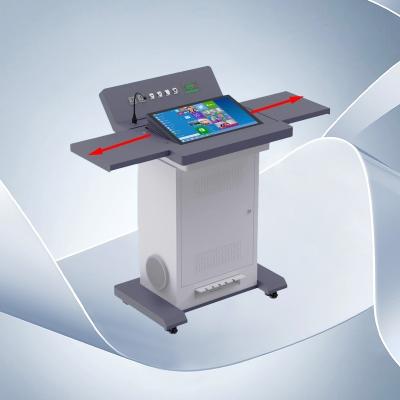 China Qtenboard Digital Podium with Built-In PC Touch Display and Centralized AV Control for Smart Classrooms for sale