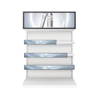 China Shelf Edge Digital Signage Qtenboard Bar LCD Display Sizes 23.1 to 37 Inches with 500cdm2 Brightness and 5ms Response Time for sale