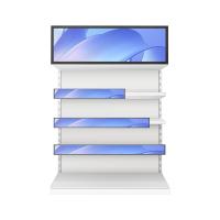 China Qtenboard Stretched Display Series | High-Brightness Bar LCD Monitors for Retail Shelves & Public Info Systems for sale