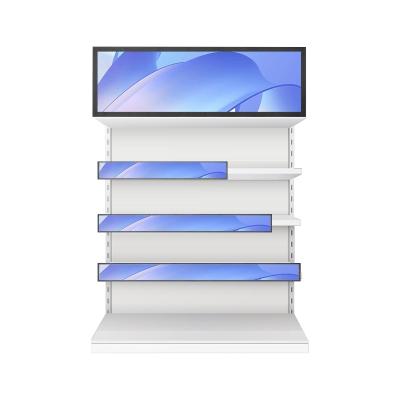 China Qtenboard Stretched Display Series | High-Brightness Bar LCD Monitors for Retail Shelves & Public Info Systems for sale
