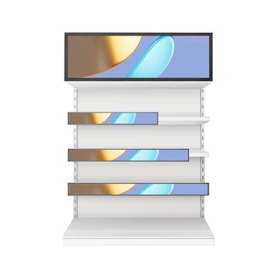 China Qtenboard Bar LCD Display with 500cd/m² Brightness 178° Viewing Angle and 23.1