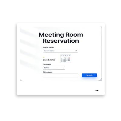 China Efficient Meeting Space Management with Touchscreen Tablet for sale