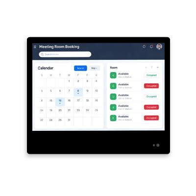 China 10.1 Inch Grade A+ HD Display Conference Room Booking Tablet with Power over Ethernet (PoE) and 10-Point Capacitive Touch for sale