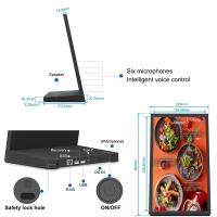 China Qtenboard 8-inch Restaurant Ordering Tablet with RK3399 Hexa-core Processor and L-Shaped Touch Design for Efficient Self-Service for sale