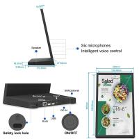 China 8-Inch Portrait HD Display Restaurant Ordering Tablet with RK3399 Hexa-Core Processor and L-Shaped Touch Design for sale