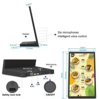 China 8-inch Portrait HD Display Restaurant Ordering Tablet with RK3399 Hexa-core Processor and L-Shaped Touch Design for sale