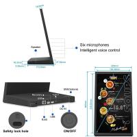 China 8-inch Portrait HD Display Self Ordering Tablet with RK3399 Hexa-core Processor and L-Shaped Touch Design for Restaurants for sale