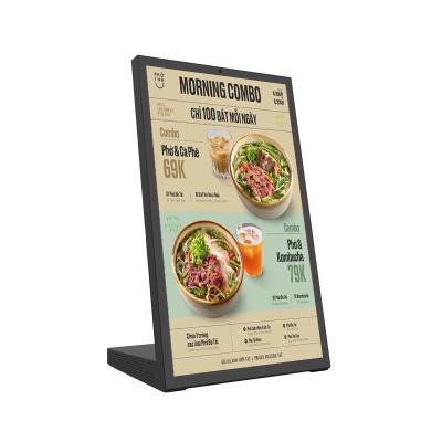 China Qtenboard 8-Inch Restaurant Ordering Tablet with L-Shaped Touch Design RK3399 Hexa-Core Processor and Portrait HD Display for sale