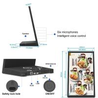 China High-Performance 8-Inch Portrait HD Display Restaurant Ordering Tablet with L-Shaped Touch Design and RK3399 Hexa-Core Processor for sale