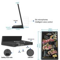 China 8-inch Portrait HD Display Restaurant Ordering Tablet with RK3399 Hexa-Core Processor and L-Shaped Touch Design for sale