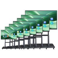 China 86 Inch 4K AI Interactive Whiteboard with 50 Point Multi Touch and Smart Collaboration Tools for sale