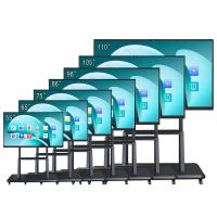 China 55 to 110 Inch Large Screen AI Interactive Whiteboard with EDLA System and Multi Touch Collaboration for sale