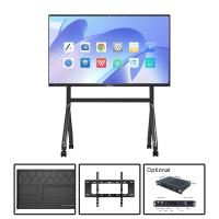 China 4K AI Interactive Whiteboard with 50 Point Multi Touch and Remote Device Management for sale