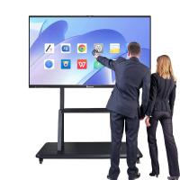 China 4K AI Interactive Whiteboard with 50 Point Multi Touch and Remote Device Management for sale