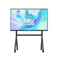 China Professional AI Interactive Whiteboard with 4K Display and 50 Point Multi Touch Smart Board for sale