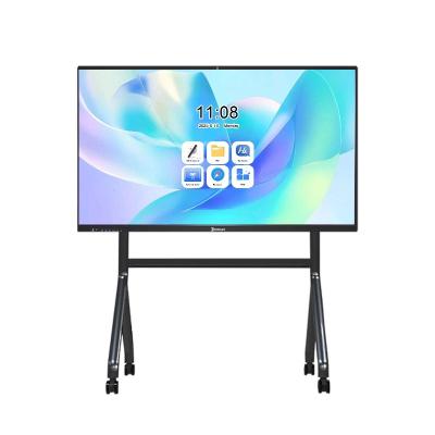 China Professional AI Interactive Whiteboard with 4K Display and 50 Point Multi Touch Smart Board for sale