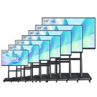 China Professional AI Interactive Whiteboard with 4K Display and 50 Point Multi Touch Smart Board for sale