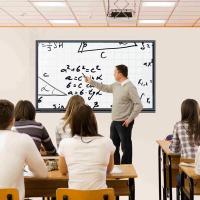 China 4K Resolution 50 Point Multi-Touch Interactive Whiteboard with OEM ODM Customization for Classroom and Meeting Room for sale