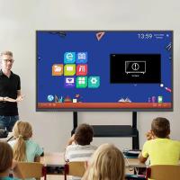 China 4K Resolution 50 Point Multi-Touch Interactive Whiteboard with OEM ODM Customization for Classroom and Meeting Room for sale