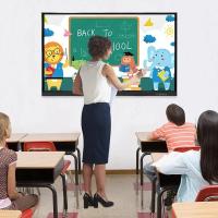 China 4K Resolution 50 Point Multi-Touch Interactive Whiteboard with EDLA Android System for Smart Classroom and Meeting Collaboration for sale